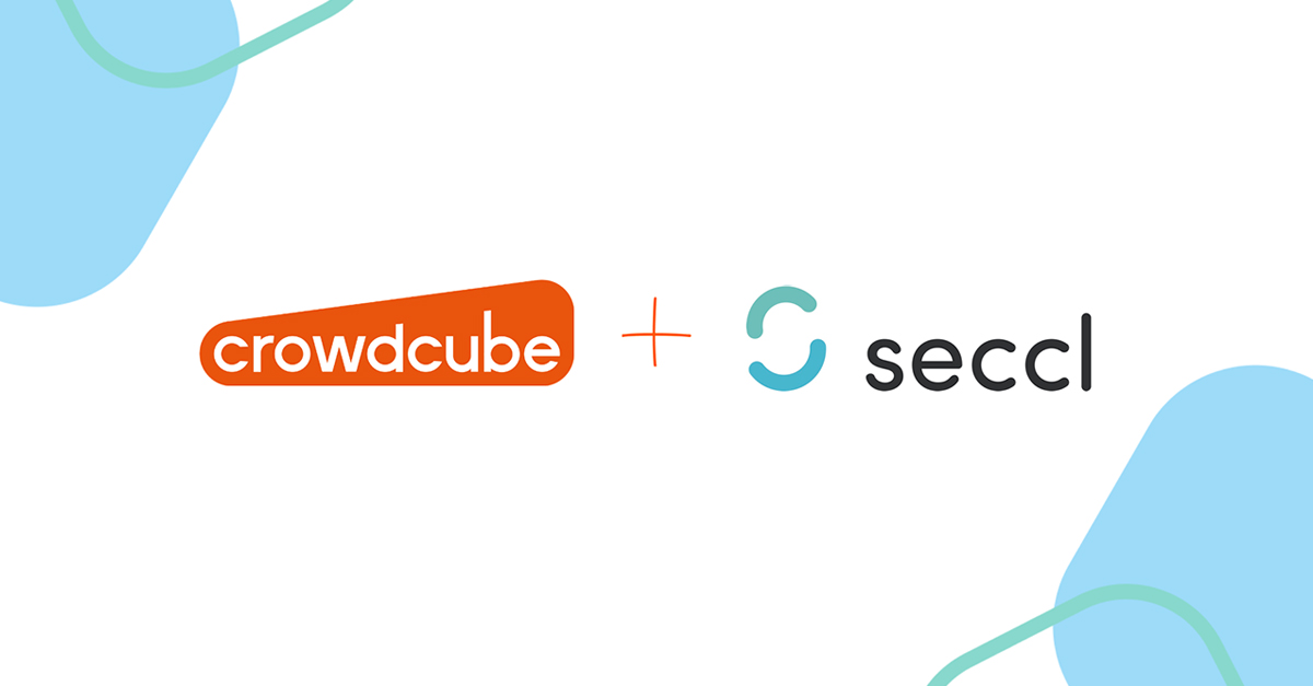 Crowd Cube Logo Crowd Funding Crypto Currency Site | Logo Design